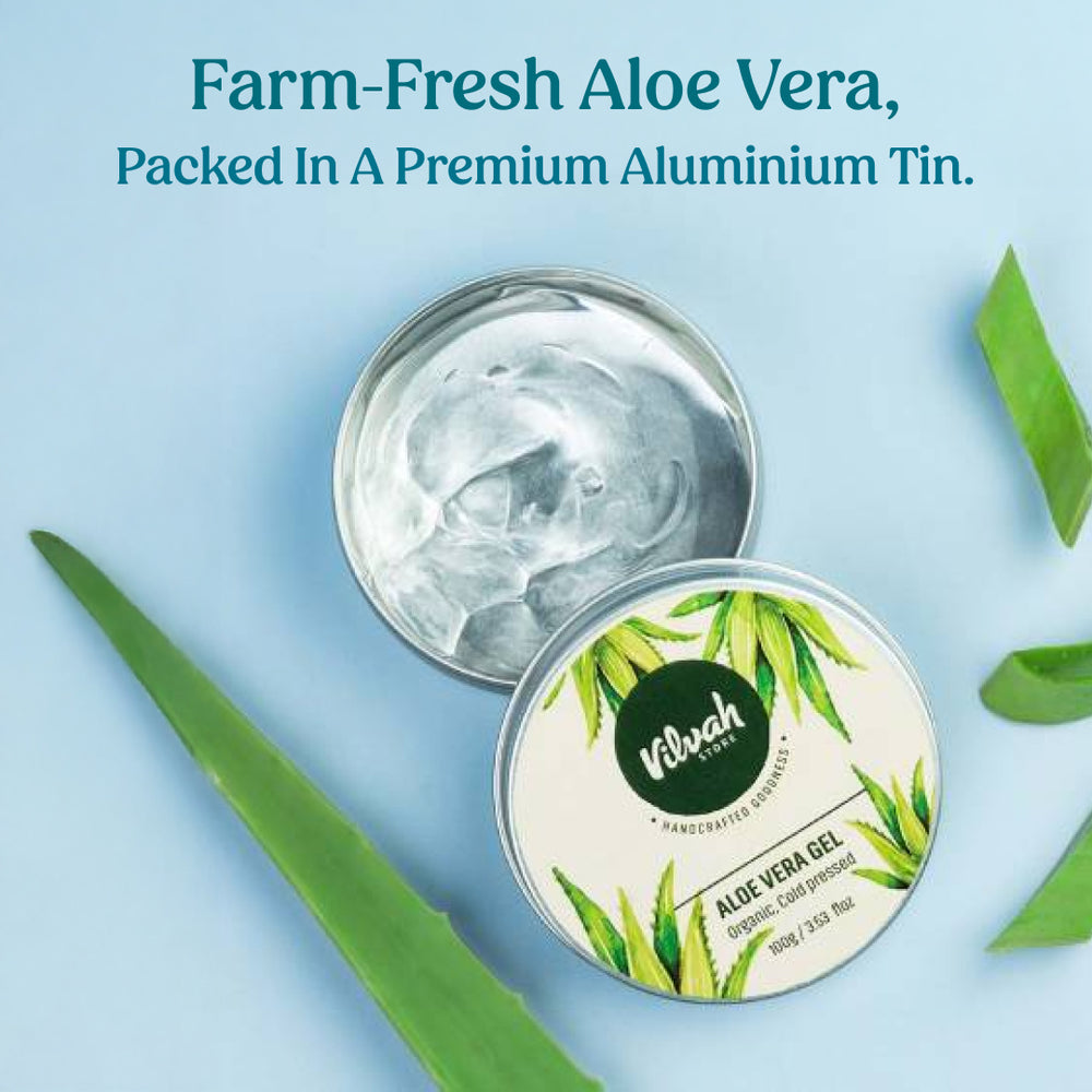 Aloe Vera Gel Pack of two (Multi-Purpose Skin & Hair Care)